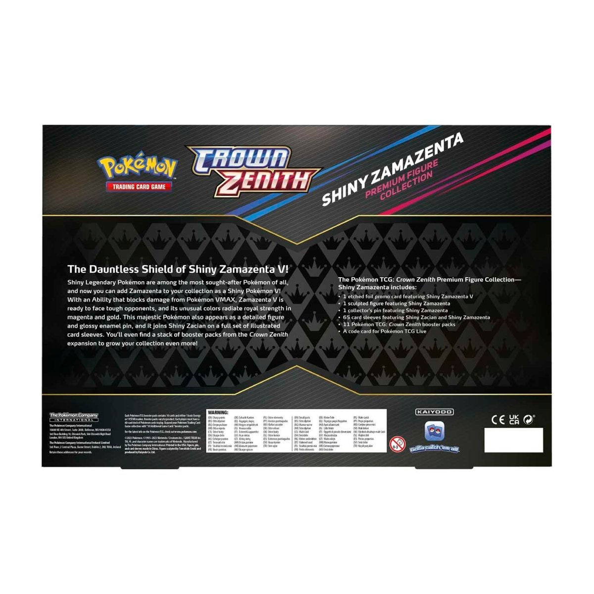 Pokémon TCG: Crown Zenith Premium Figure Collection Box - Shiny Zamaze ...